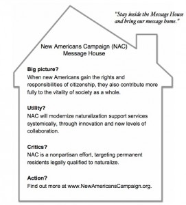 NAC Message House Example 2 – Message House